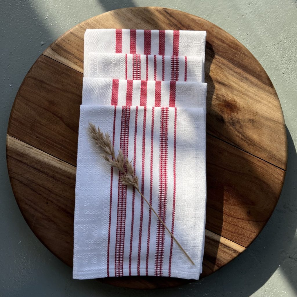 Classic Tea Towel (Set of two) | Home Textiles | - African Jacquard