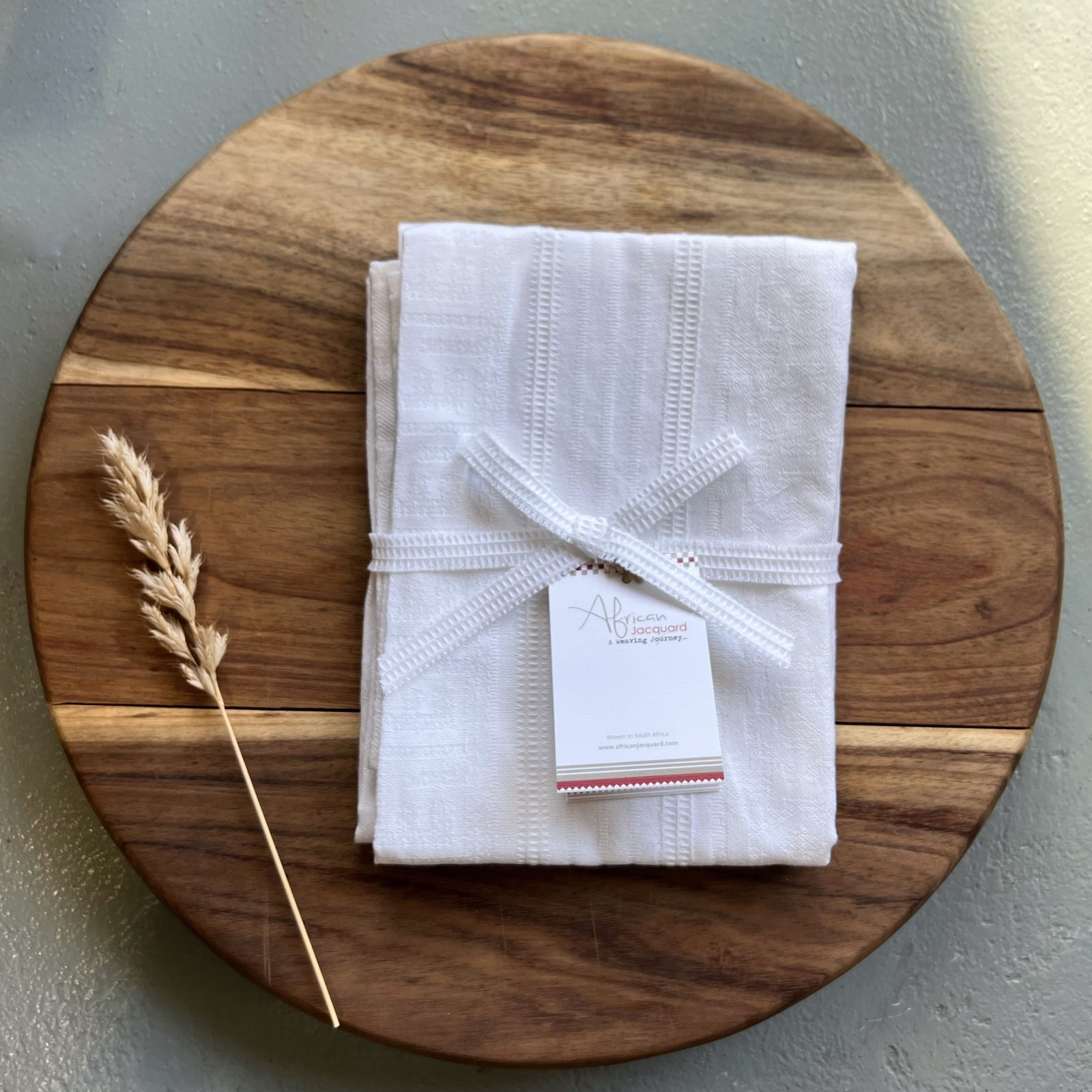 Classic Tea Towel (Set of two) | Home Textiles | - African Jacquard