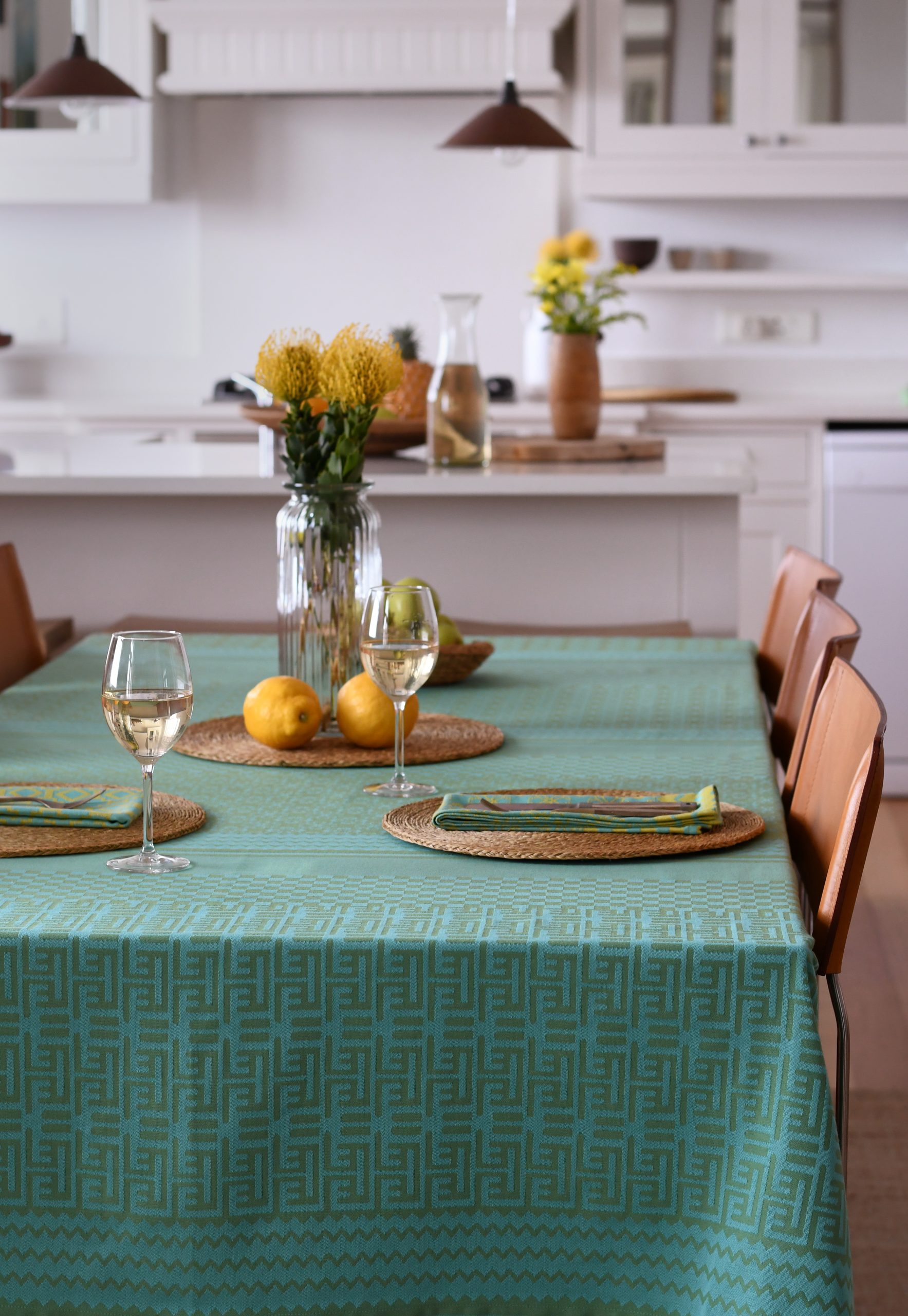 100% Cotton Penta Tablecloth | Home textiles | - African Jacquard