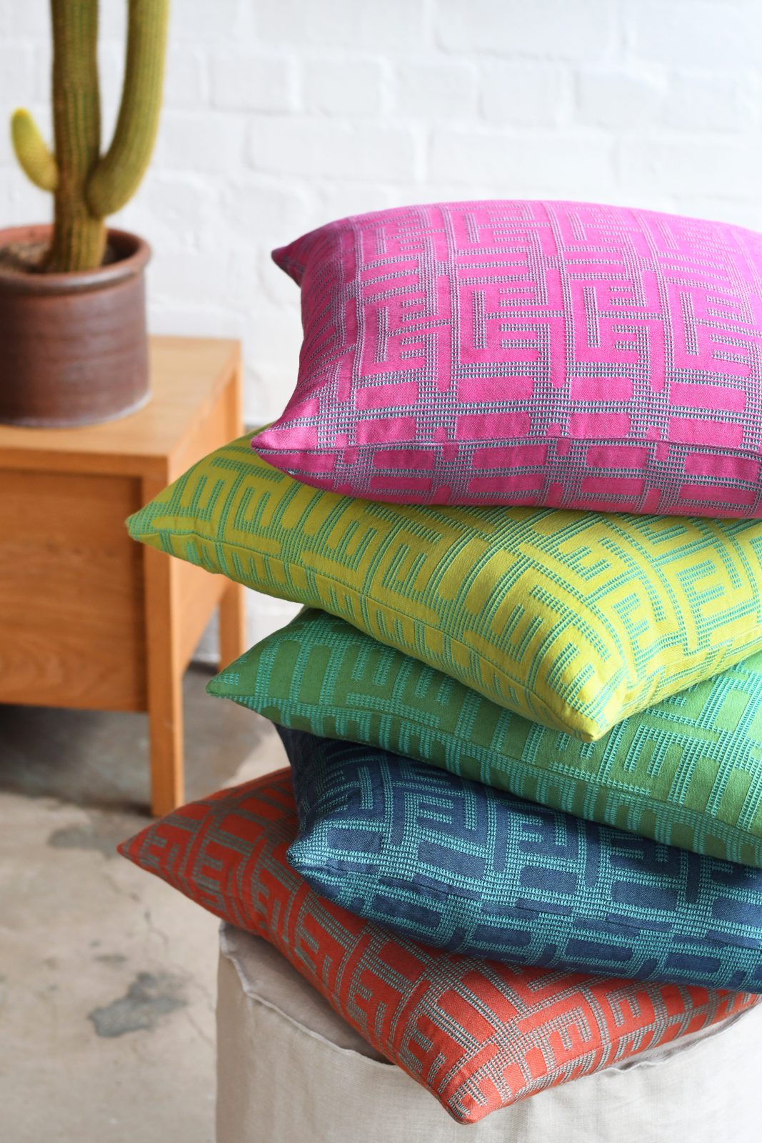 Kuba Summer Cushion Cover | Home textiles | - African Jacquard